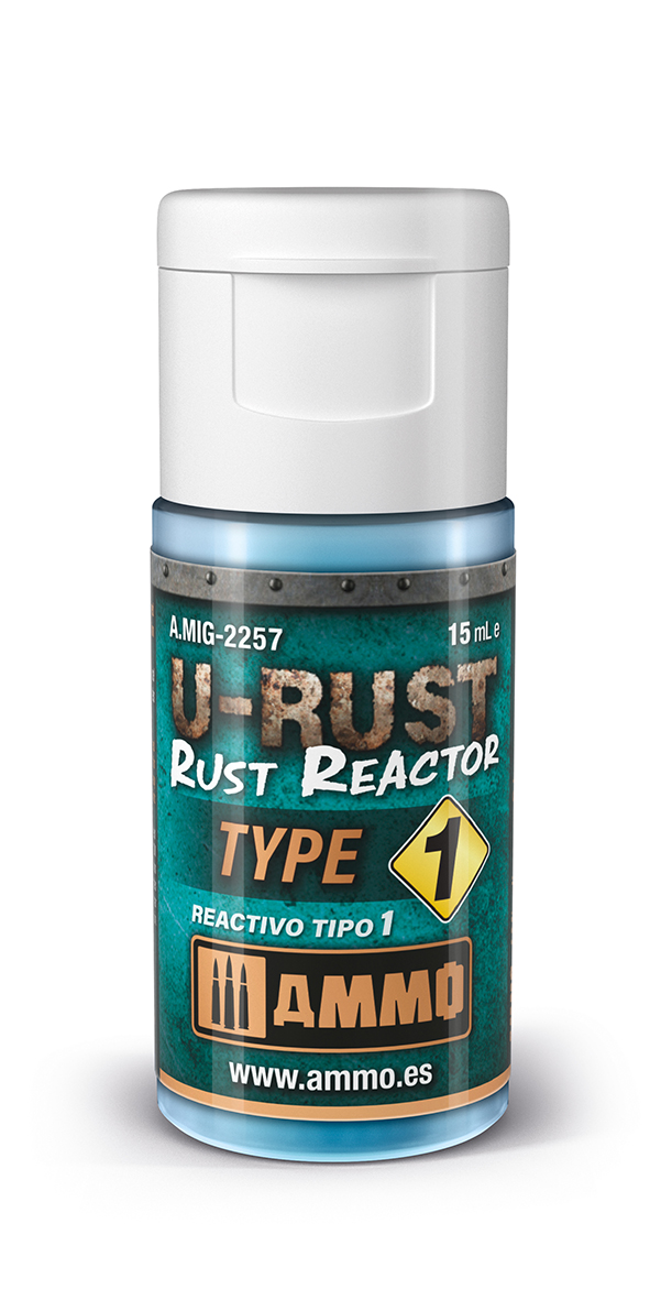 AMMO MIG 2257 U-Rust Rust Reactor Type 1 - 15ml