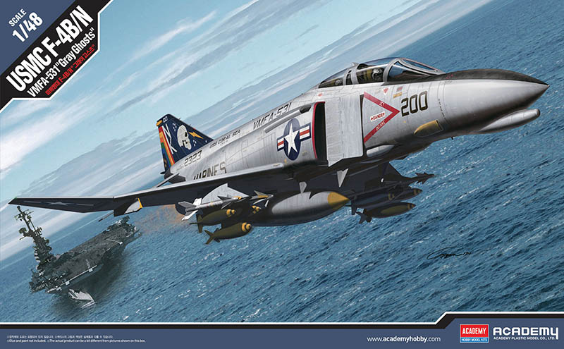 F-4 Phantom II USMC VMFA-531 Gray Ghosts Jet - 1:48