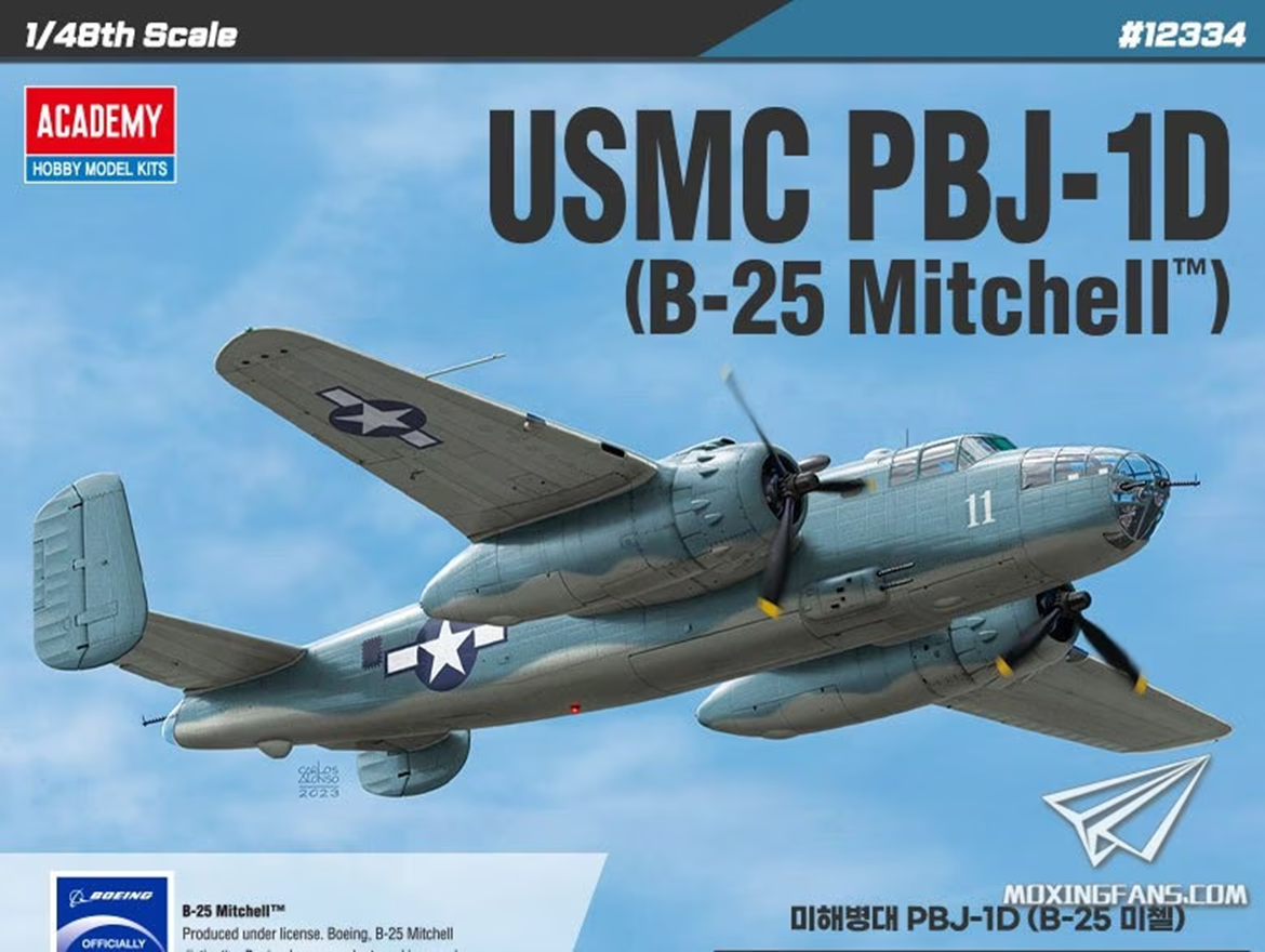 Academy North American B-25 Mitchell USMC Kit