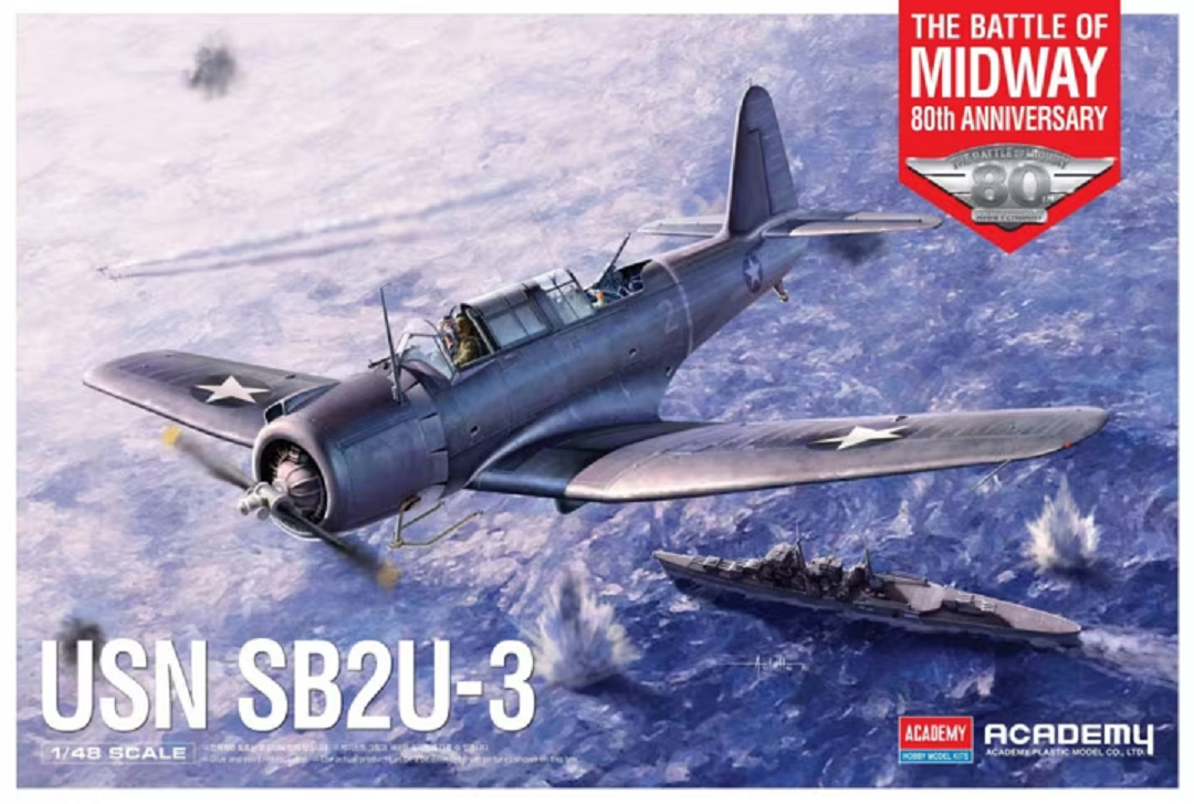 1:48 Academy 12350 USN SB2U-3 - The Battle of Midway 80th Anniversary