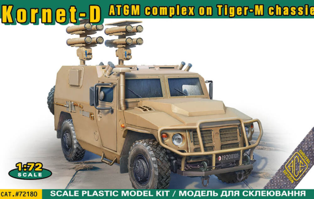ACE 1:72 Kornet-D ATGM on Tiger-M Vehicle