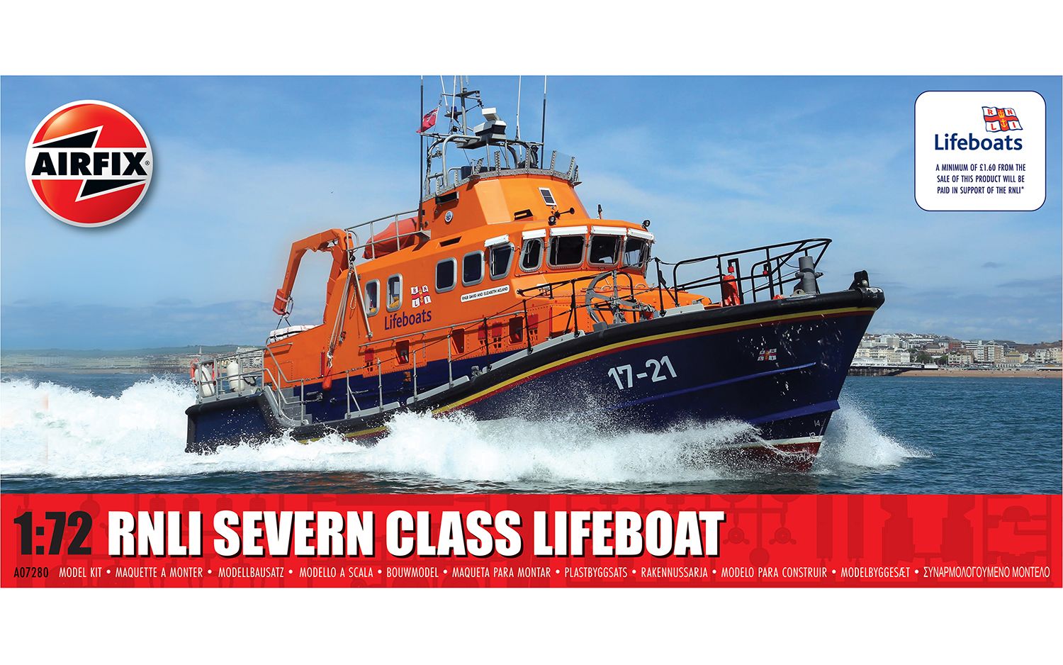 Airfix 07280 Lifeboat RNLI Severn-class Model Kit