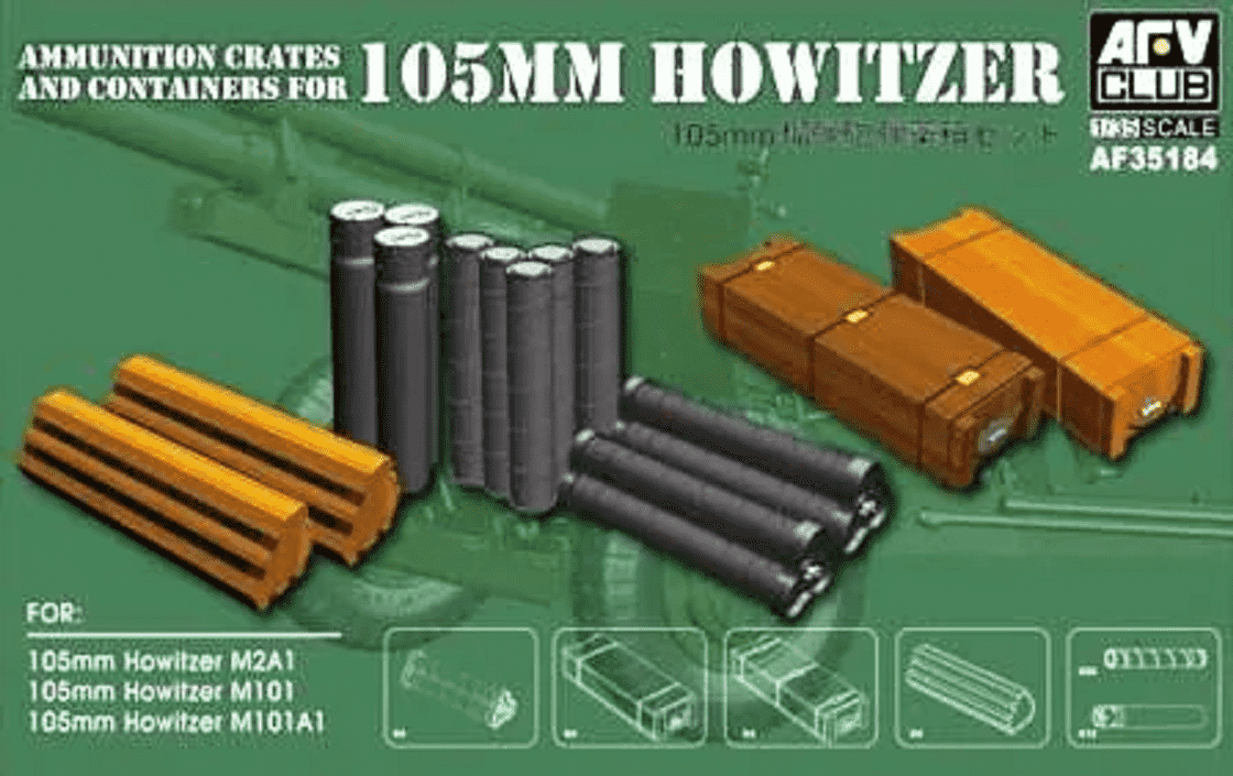 1:35 AFV Club 35184 Ammunition crates and containers