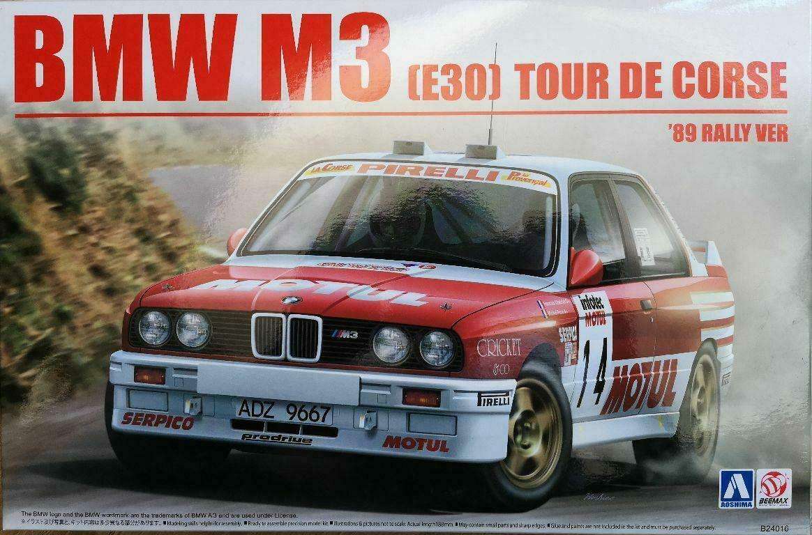 1:24 Beemax 24016 BMW M3 (E30) Tour de Corse '89 RALLY Version Car