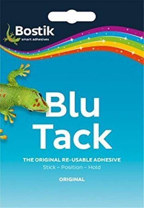Blu Tack Original - 57 gram - Re-Usable Adhesive