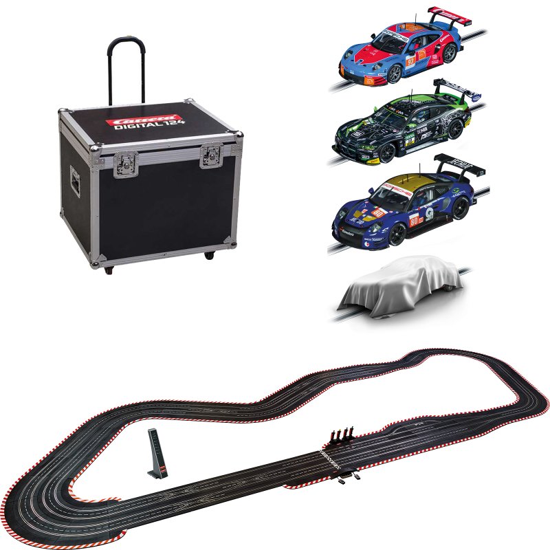 Carrera DIGITAL 124 Ultimate XXL Racebaan Set - 4 Auto's