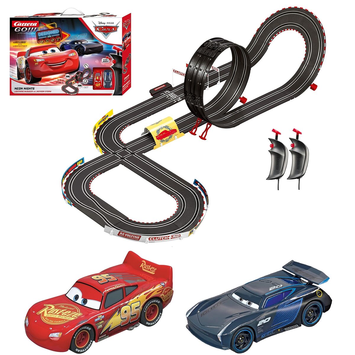Carrera GO!!! Disney·Pixar Cars - Neon Nights Racebaan