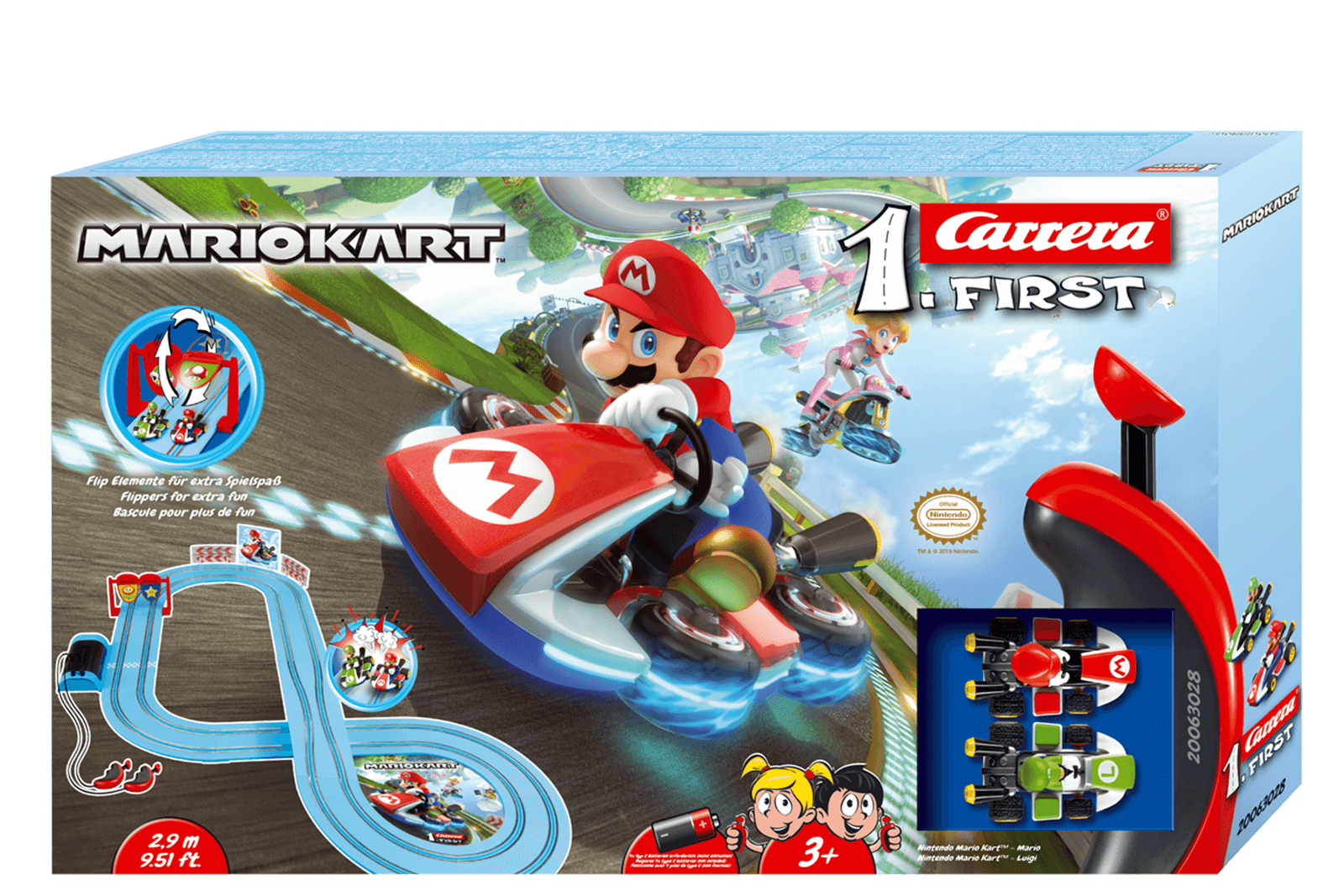 Carrera FIRST Mario Kart - Mario vs. Luigi - Racetrack
