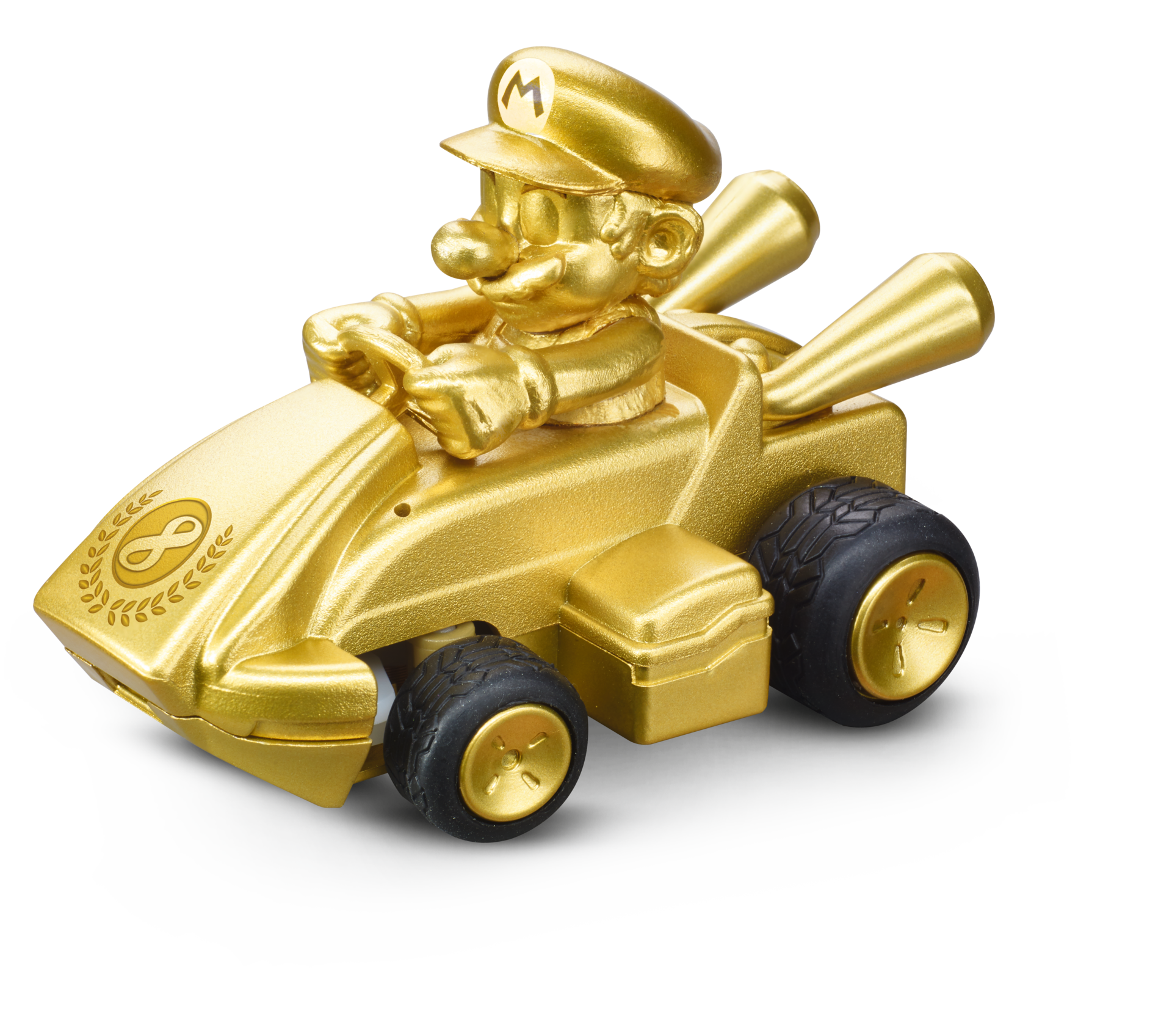 Carrera RC Mario Kart - Mini RC - Mario in Goud - Auto 2,4GHz