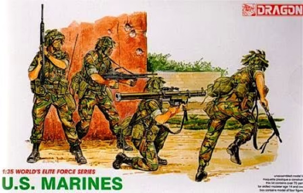 1:35 Dragon 3007 U.S. Marines - Worlds Elite Force Series