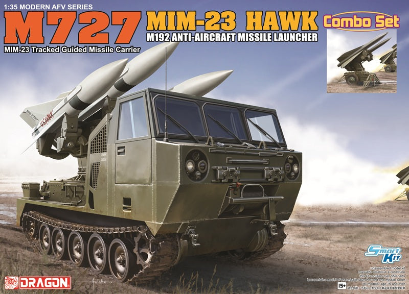 Dragon 1:35 M727 Missile Carrier + MIM-23 HAWK Launcher