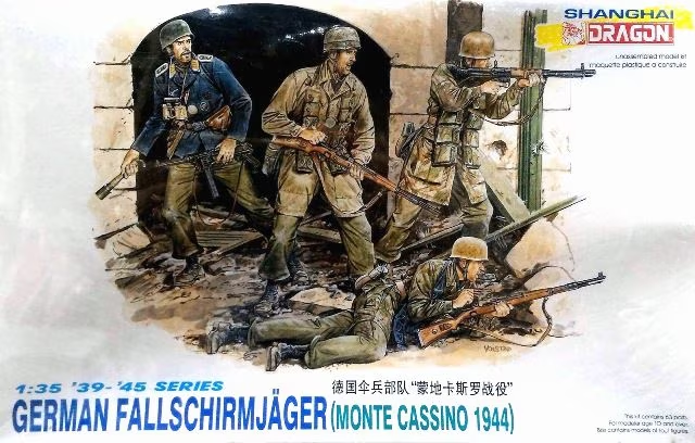 1:35 Dragon 6005 German Fallschirmjaeger - Monte Cassino 1944