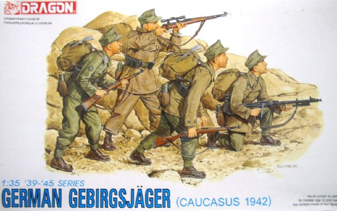 1:35 Dragon 6045 German Gebirgsjaeger - Caucasus 1942