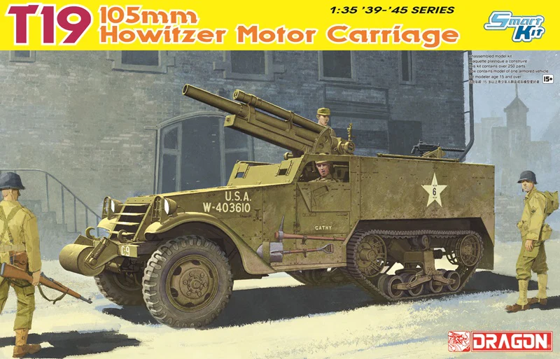 M3 Half Track T19 Howitzer Carrier - Dragon - 1:35