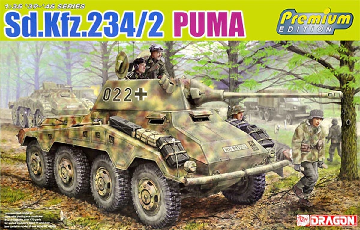 1:35 Dragon 6943 Sd.Kfz. 234/2 Puma - Premium Edition