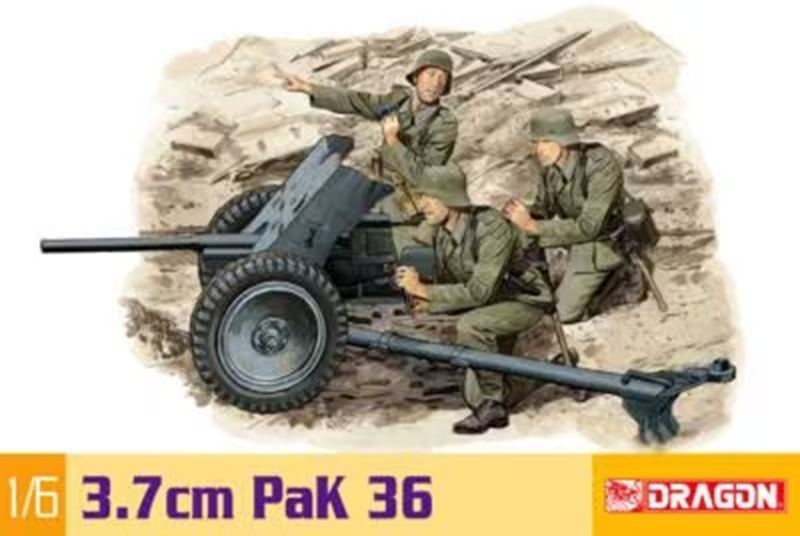 1:6 Dragon 75002 3.7cm PaK 36
