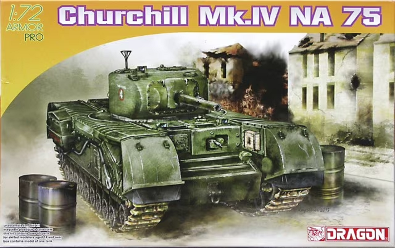 1:72 Dragon 7507 Churchill Mk.IV NA 75 Tank