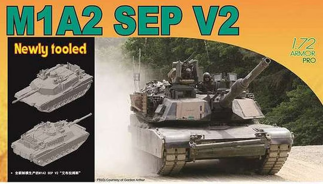 1:72 Dragon 7615 M1A2 Abrams SEP V2 Tank