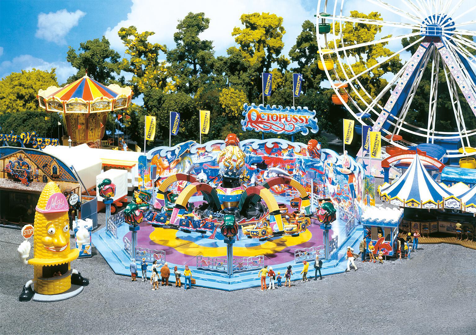 1:87 H0 Faller 140426 Carrousel Octopussy - Kermis