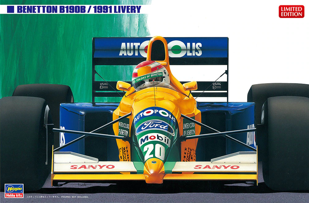 Benetton B190B 1991 Formula 1 Auto - Hasegawa - 1:24