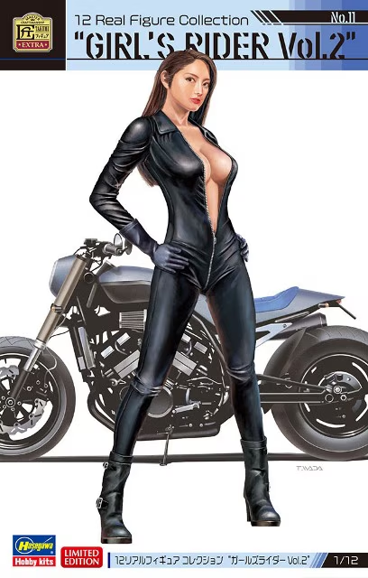Hasegawa 1:12 Female Rider Part 2 Motorcycle Figure Model Kit