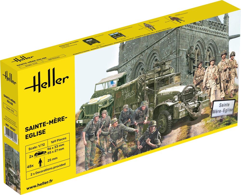 1:72 Heller 50327 Sainte-Mere-Eglise - Diorama Set | Most-Models.com!