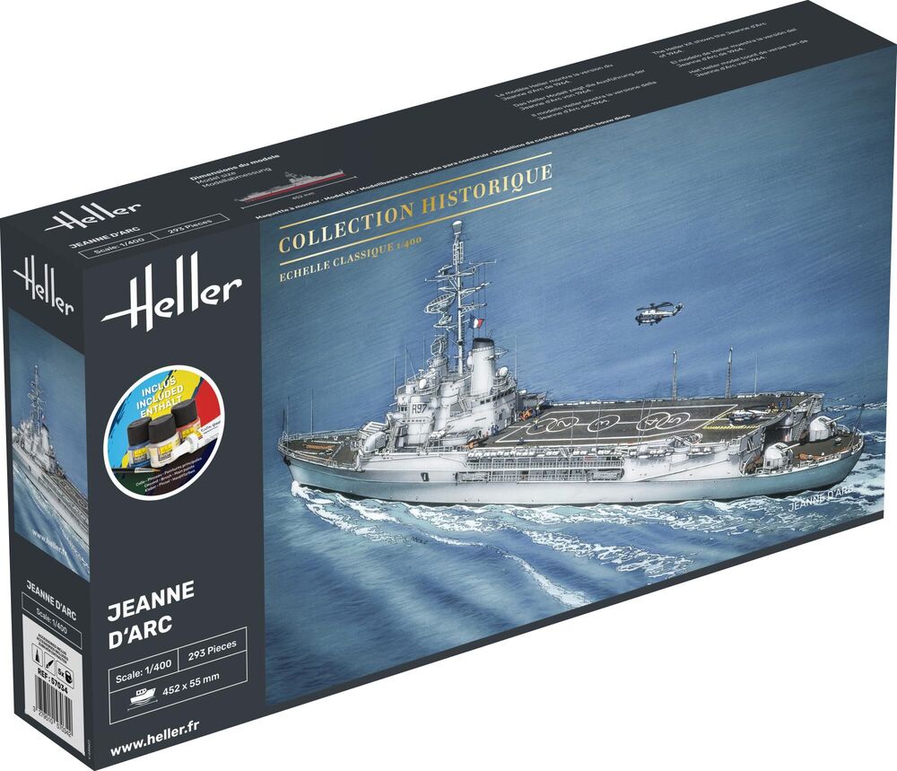 1:400 Heller 57034 Jeanne D Arc Ship - Starter Kit