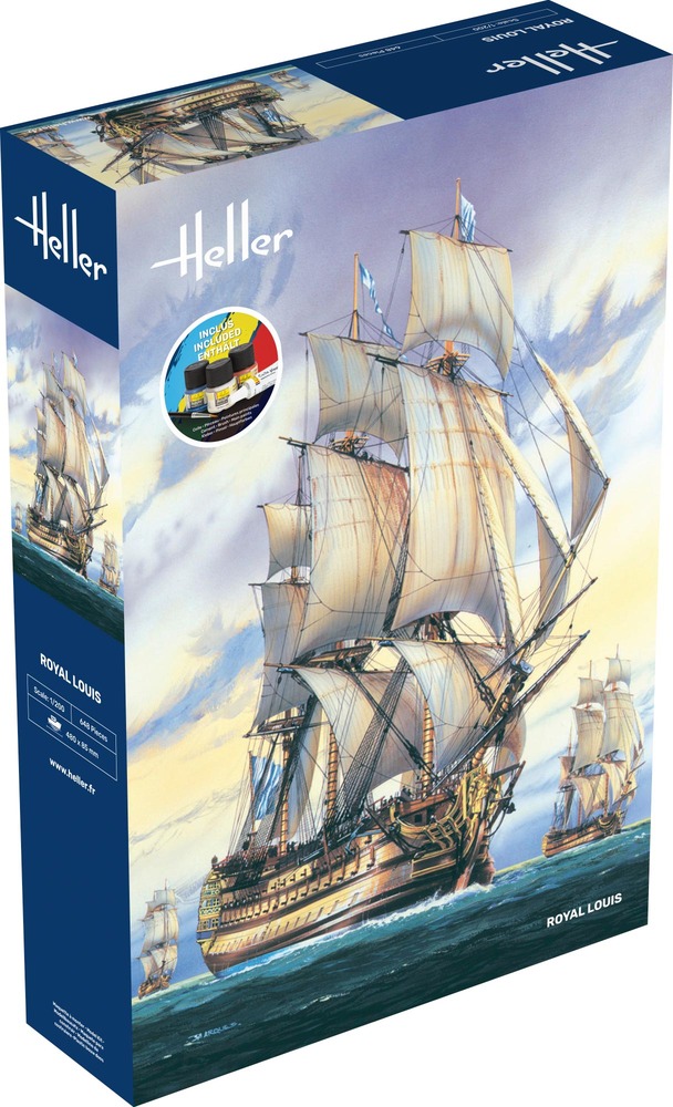1:200 Heller 58892 Royal Louis Ship - Starter Kit