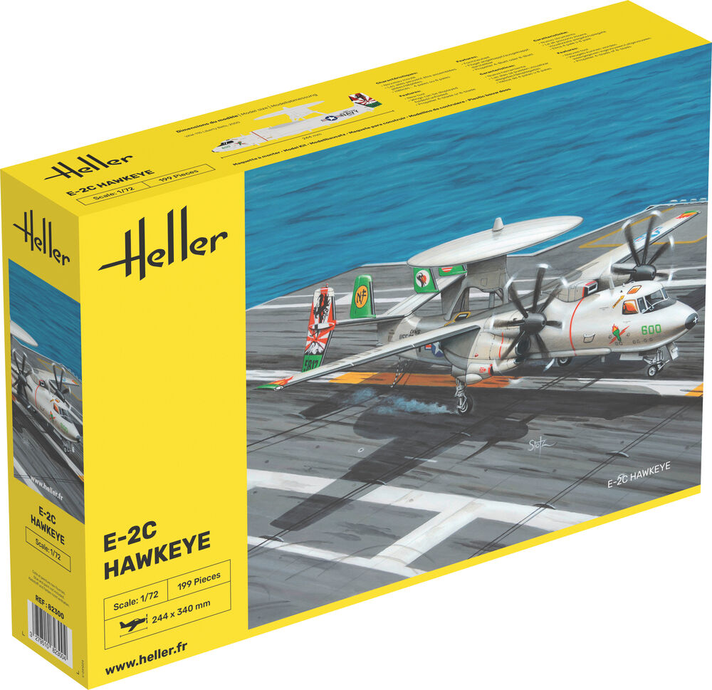 Heller 1:72 Grumman E-2C Hawkeye - Plastic Model Kit