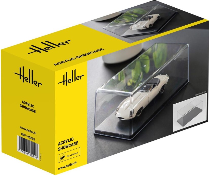 Heller 95201 Acrylic Display - Show - Case - 252x127x80mm
