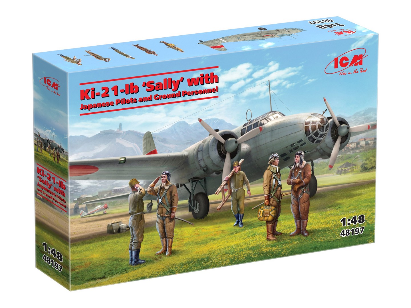 1:48 ICM Mitsubishi Ki-21-Ib 'Sally' with Japanese Pilots