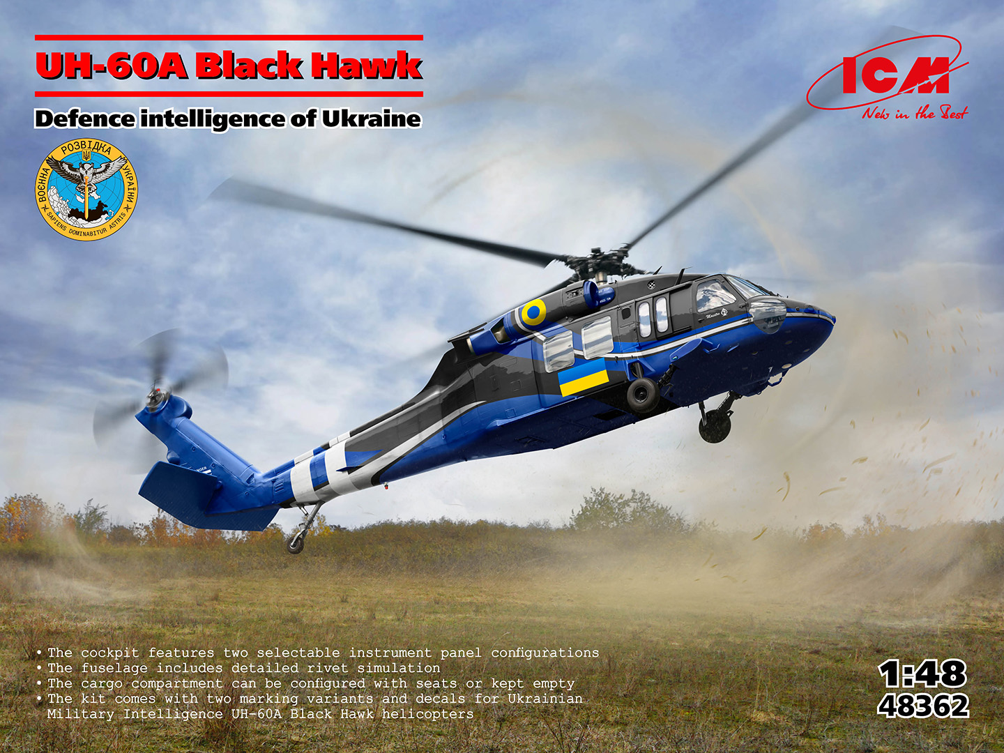 Sikorsky S-70 Black Hawk Inlichtingendienst Oekraïne - 1:48