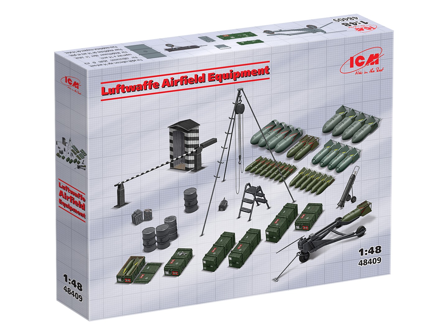 Wwii Airfield Equipment 1/48 GERMAN LUFTWAFFE Airfield Equipment WWII