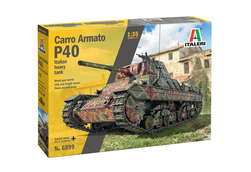 1:35 Italeri 6599 Carro Armato P.40 - Italian Heavy Tank