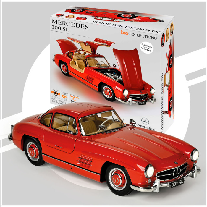 IXO Mercedes-Benz 300 SL Coupe - Classic Luxury Car Model Kit