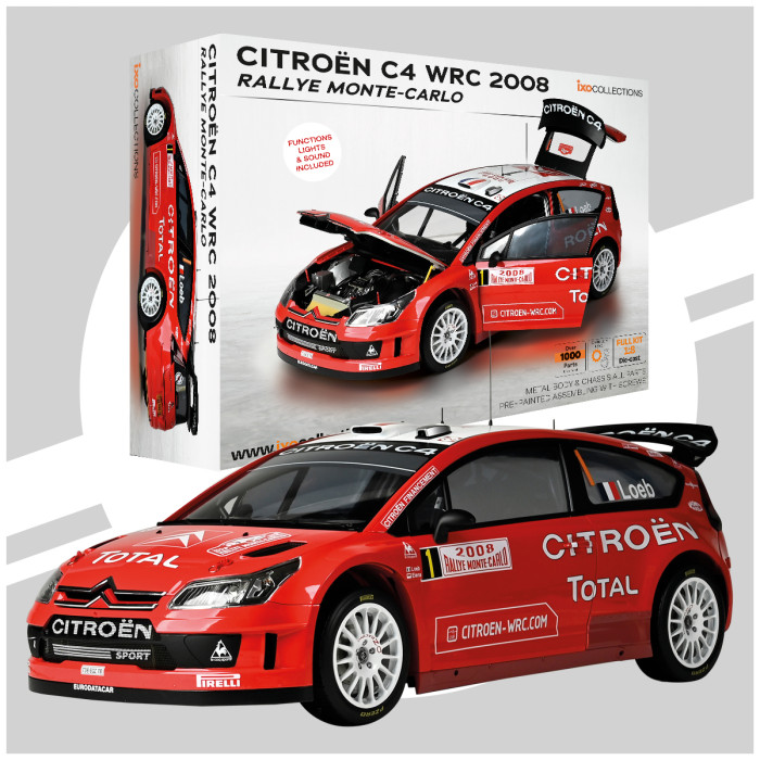 Citroën C4 WRC 2008 Rally Monte-Carlo - 1:8