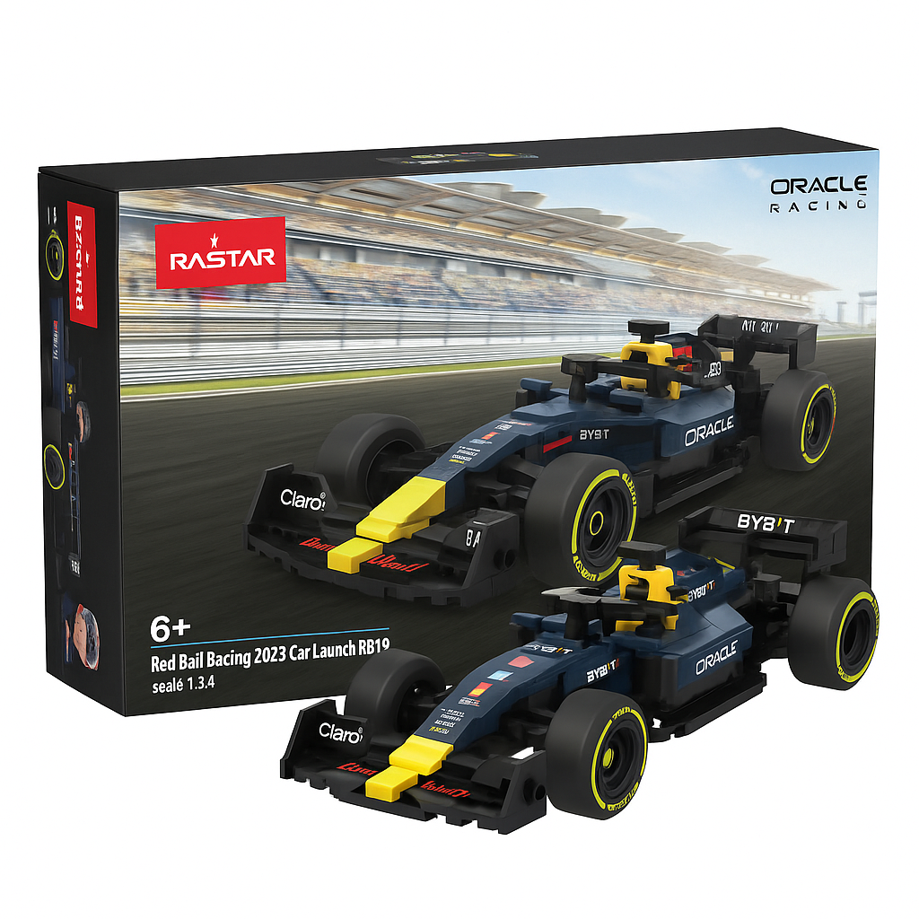 Red Bull Racing RB19 - Max Verstappen No. 1 - 1:24 Bricks Model Auto