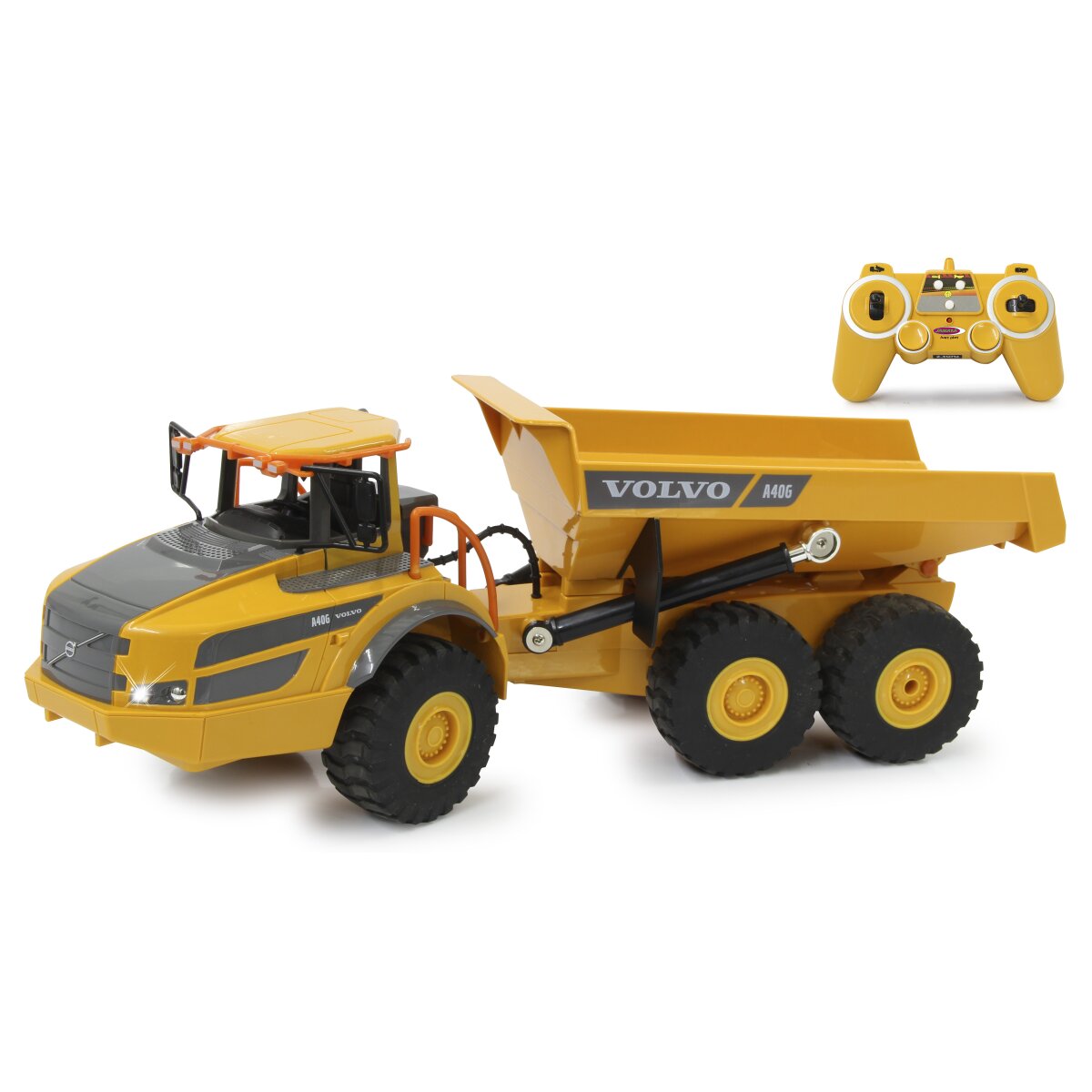 RC Volvo A40G Kiepwagen Geel 2,4GHz