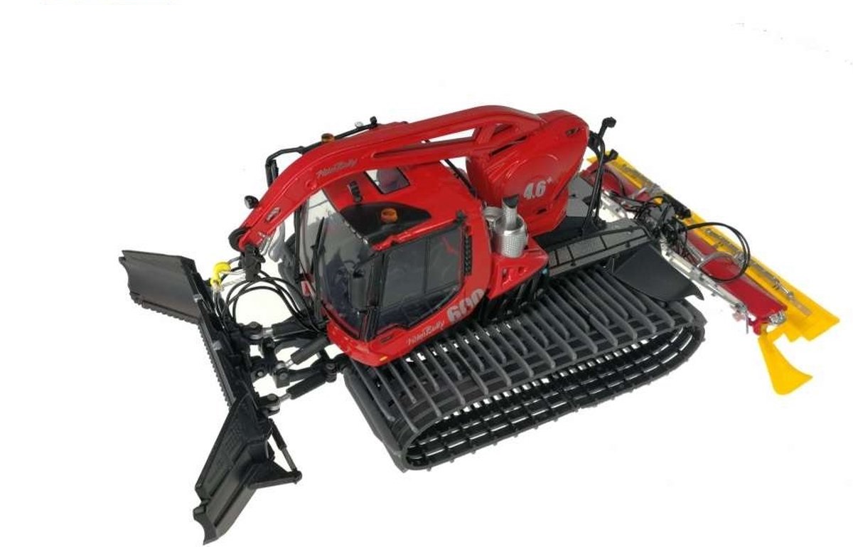 1:43 Jaegerndorfer 4810 Pistenbully PB600 level Red met Lier