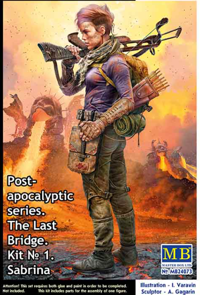 1:24 Master Box 24073 Post-Apocalyptic series. The last bridge