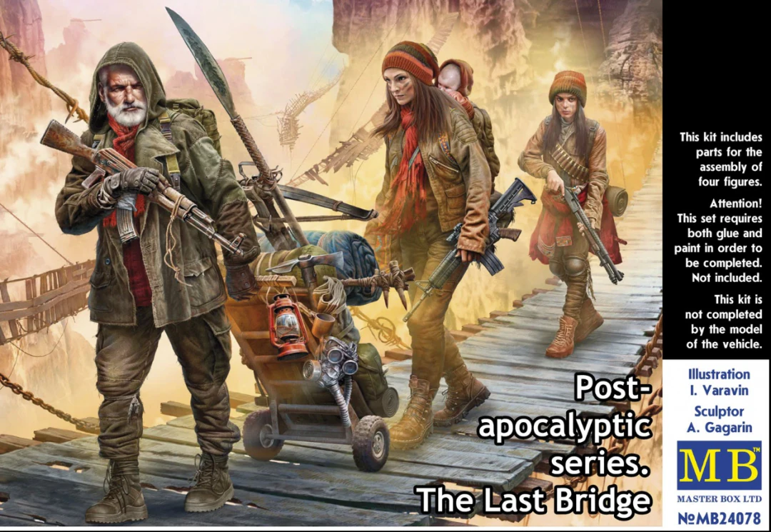 1:24 Master Box 24078 Post-apocalyptic series - The Last Bridge