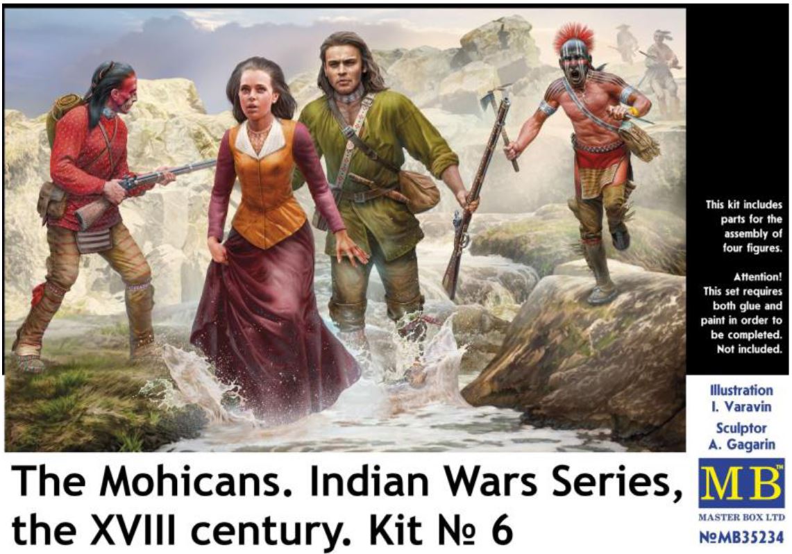 Master Box Mohicans Indian Wars Series XVIII Kit 6