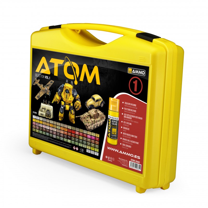 AMMO MIG 20681 ATOM Case - Basic Colors Part 1 - 93x20ml