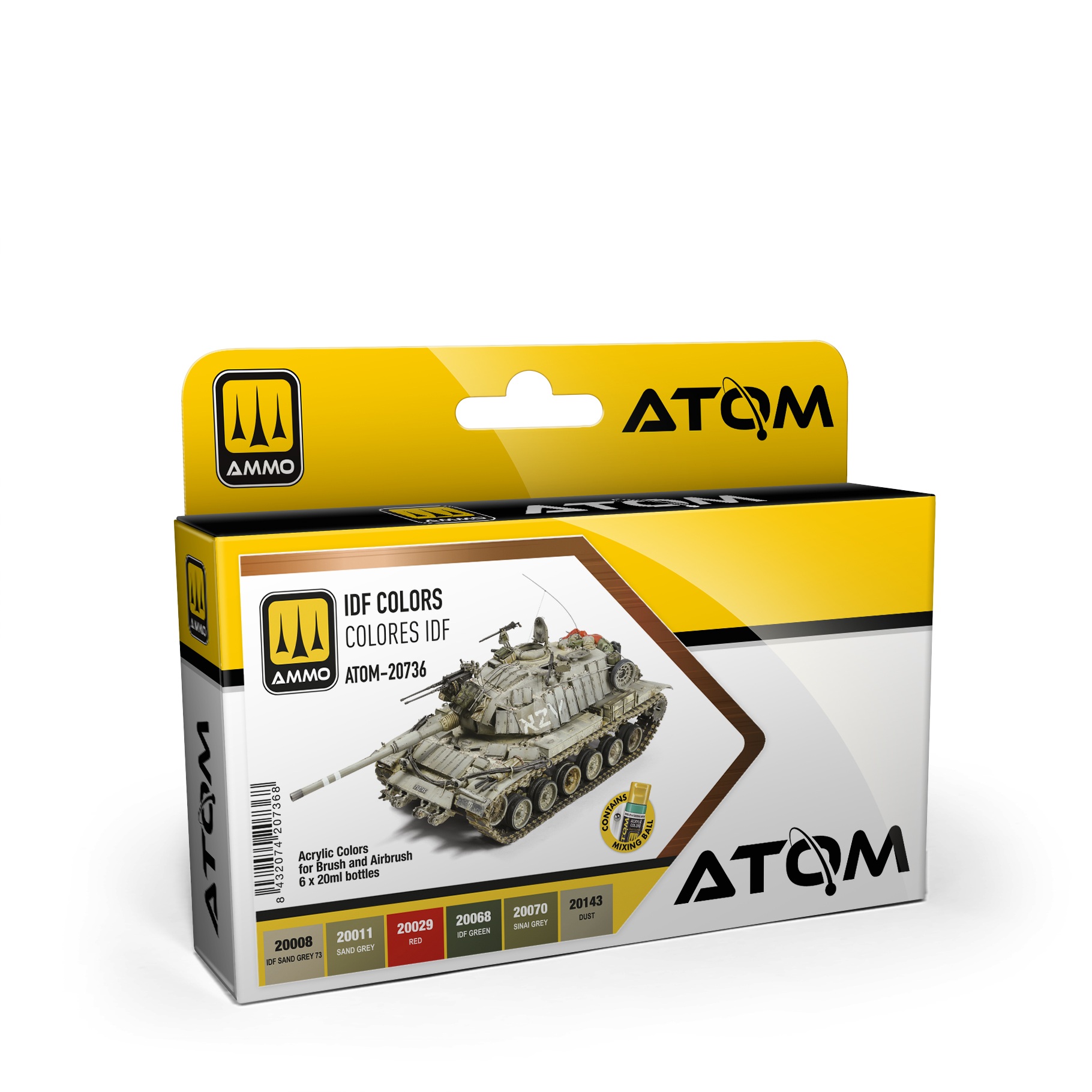 IDF Tank Kleuren - Acryl Set 6x20ml