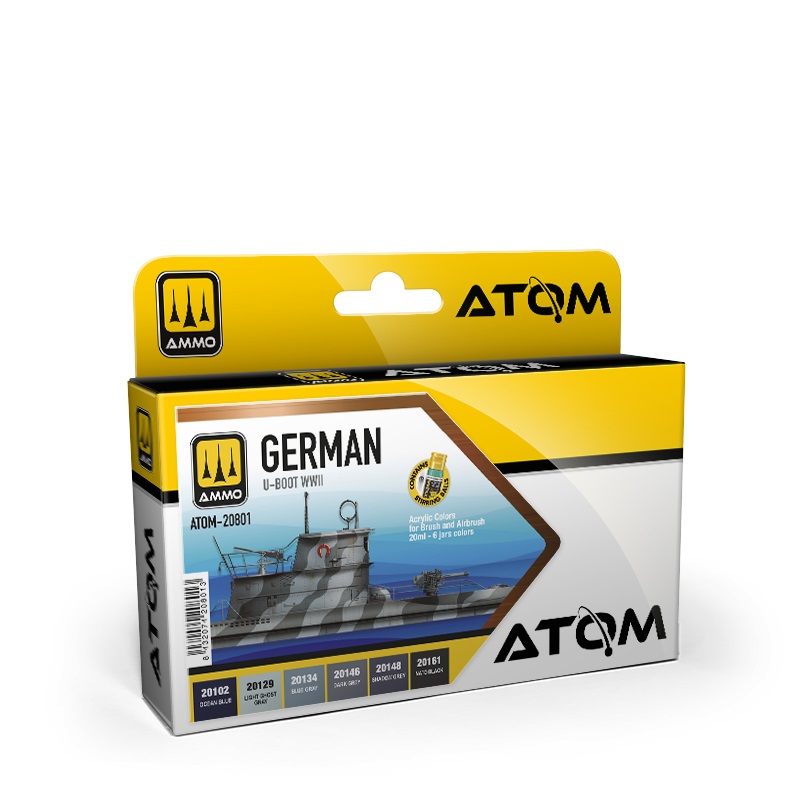German WWII U-Boat Colors Acrylic Set - AMMO MIG 20801