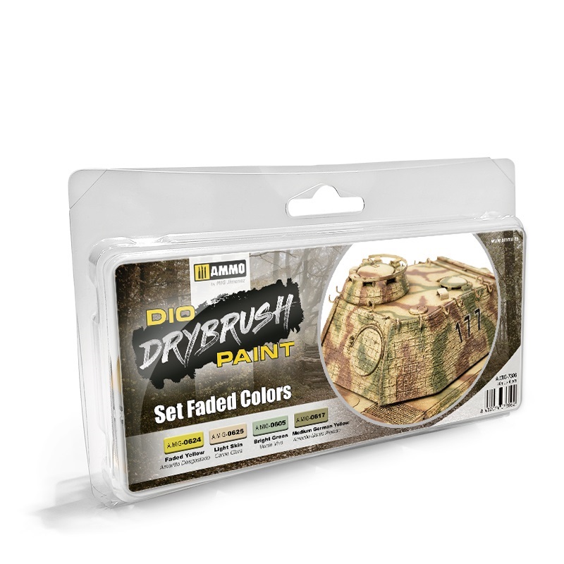 AMMO MIG 7306 Drybrush Set - Faded Colors