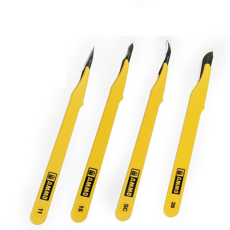 AMMO MIG 8696 Standard Blade Set - 4 pcs - Hobbymes