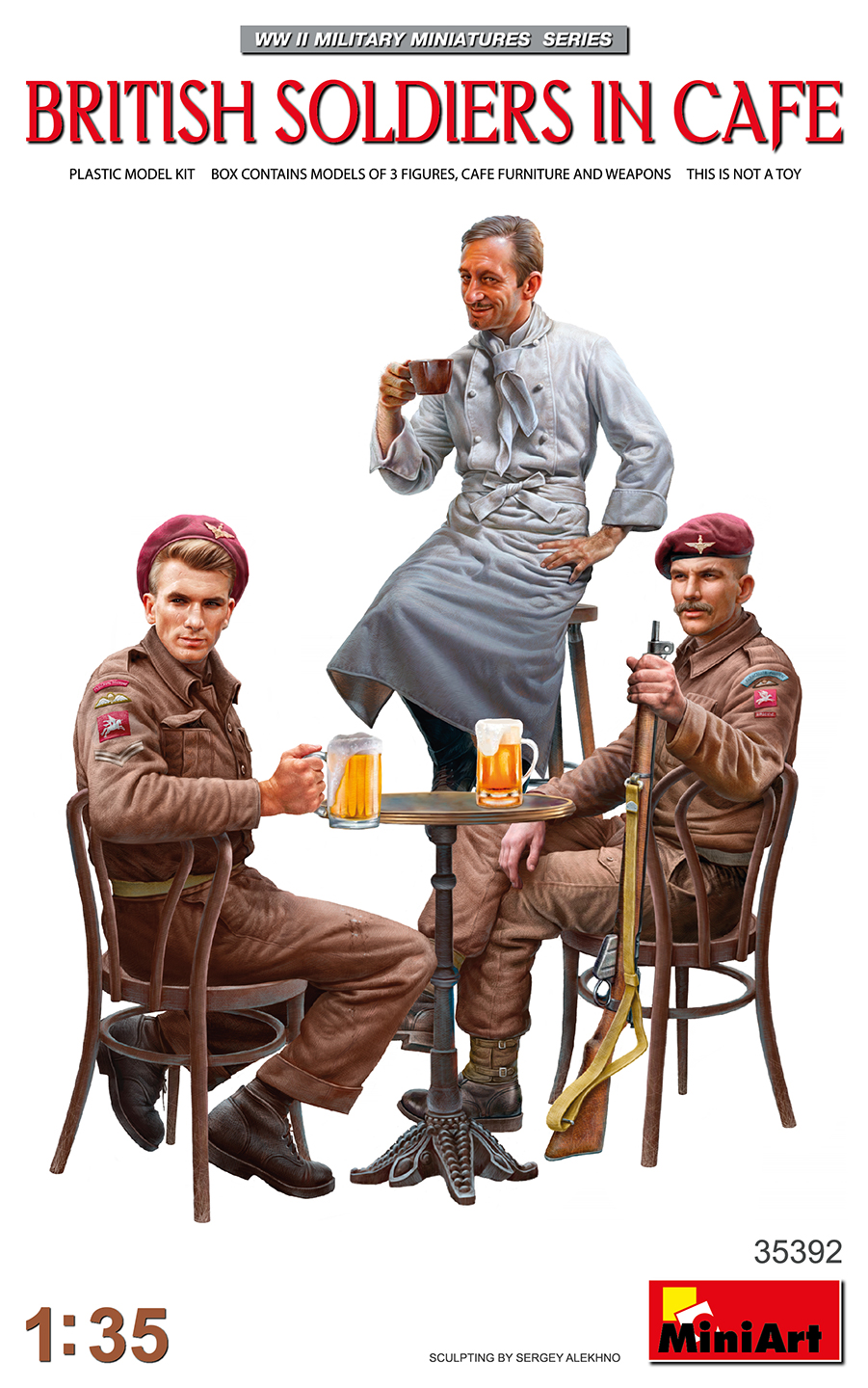 1:35 MiniArt 35392 British Soldiers in Cafe