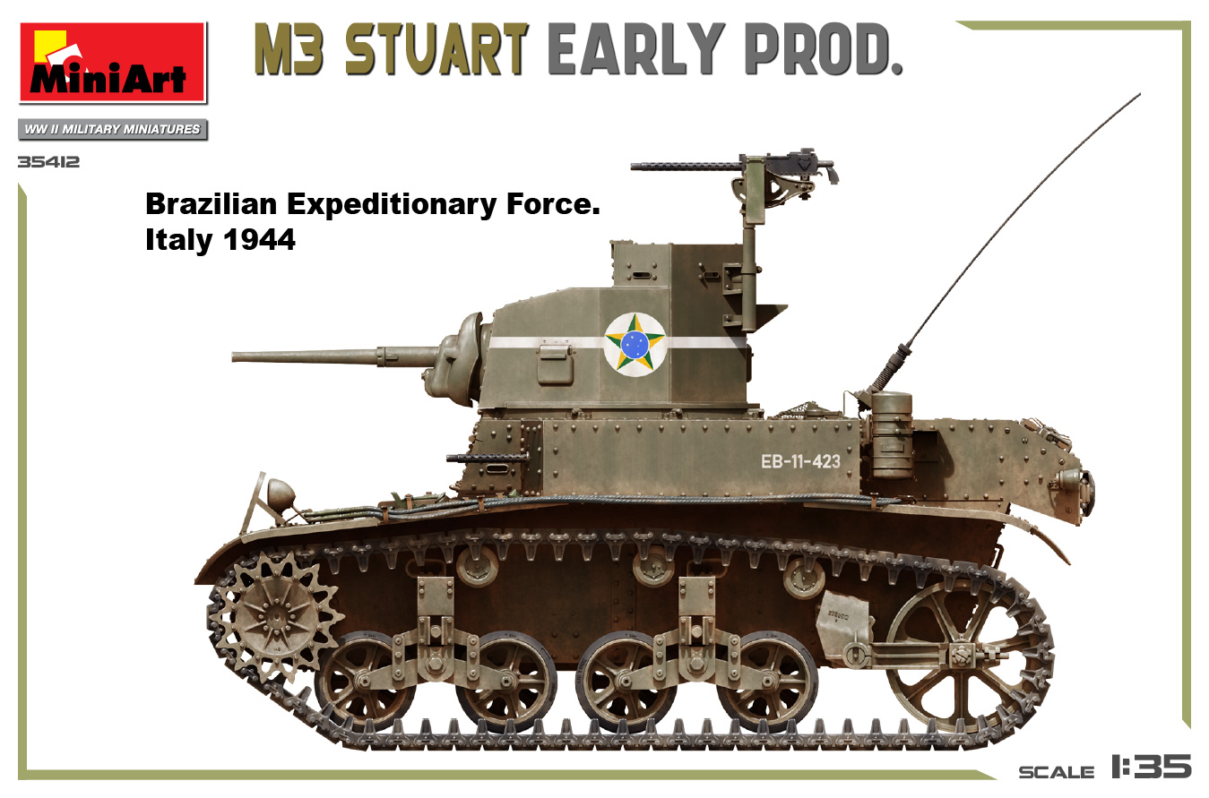 Stuart Tank Model TMN: MiniArt's 35th Scale British Stuart MK.I Honey