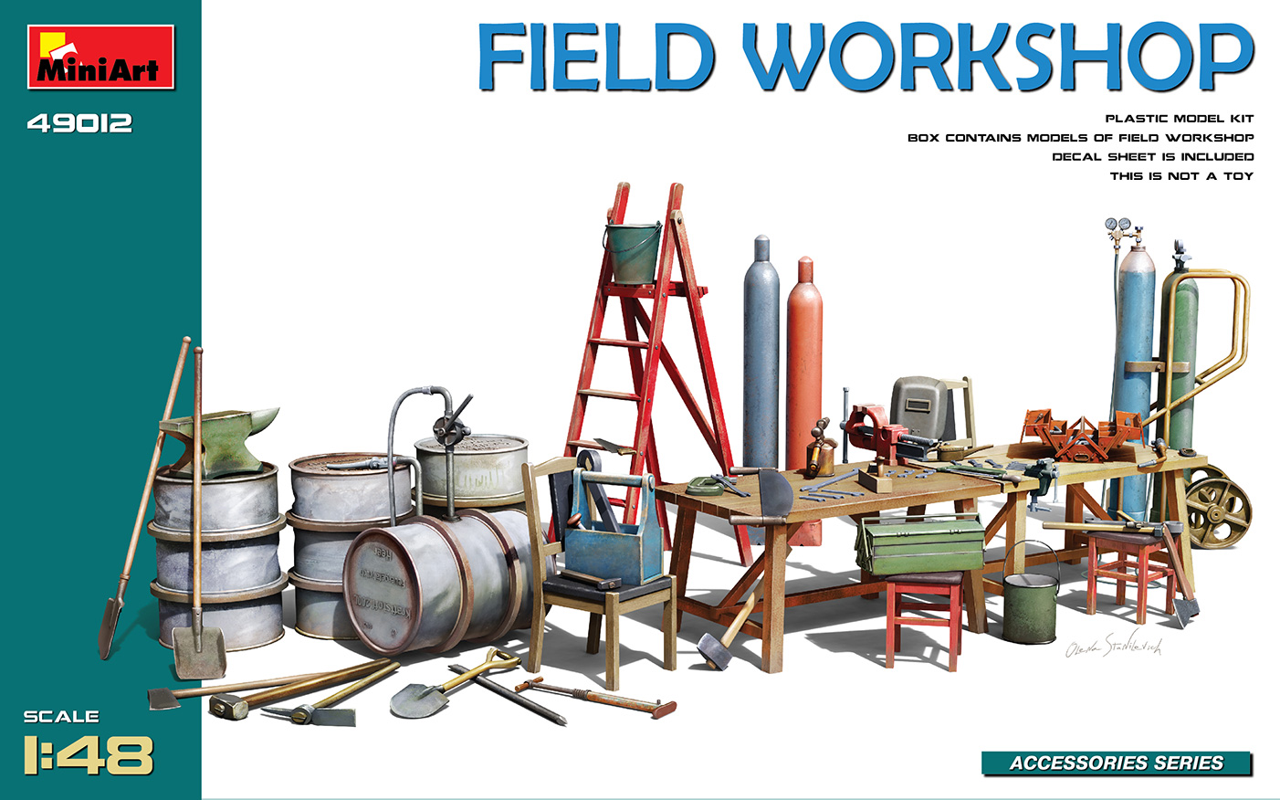 1:48 MiniArt 49012 Diorama Field Workshop